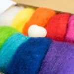 Filzsets mit Anleitung und Filzwolle zum Nassfilzen